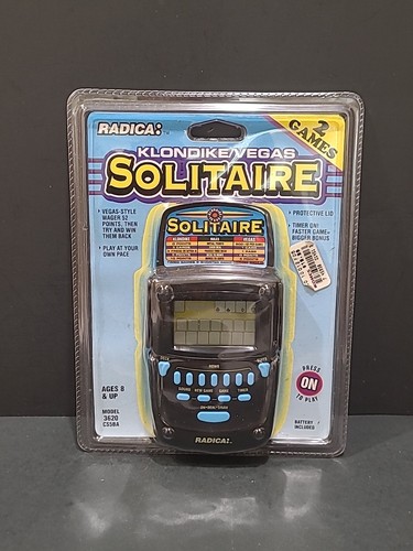 Radica Klondike/Vegas Solitaire Handheld Electronic Game Model ...