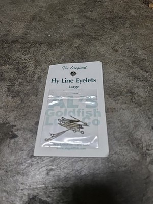 Als Goldfish Lure Co. FL2-24 Fly Line Eyelet, Large for line weights 6 ...