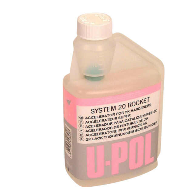 U-POL S20ROCM System 20 Rocket Fuel Accelerator Paint Lacquer Hardener ...