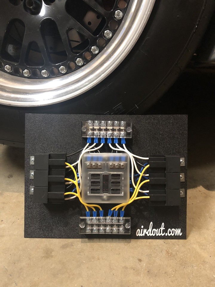 Universal LS Swap LSX 6 Way Fuse/ Relay Panel Block With Switches ...
