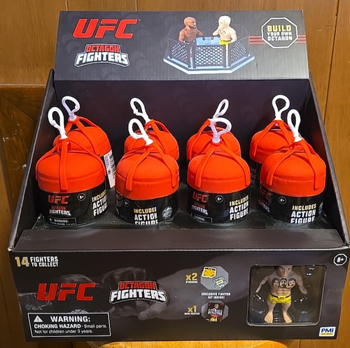 UFC Octagon Fighters Display Case Figure MMA Fighter *Only Display Box ...