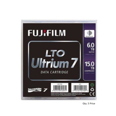 Fujifilm 16456574 LTO Ultrium 7 LTO-7 BackUp Tapes Brand New Sealed (5-Pack) | eBay