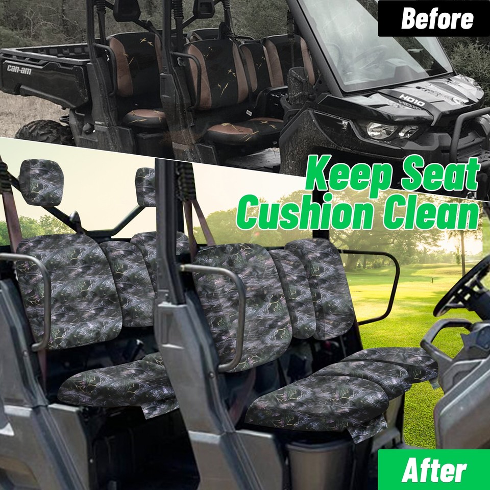 Camo UTV Seat Covers Split for Can Am Defender MAX DPS HD7 HD9 HD10 | eBay