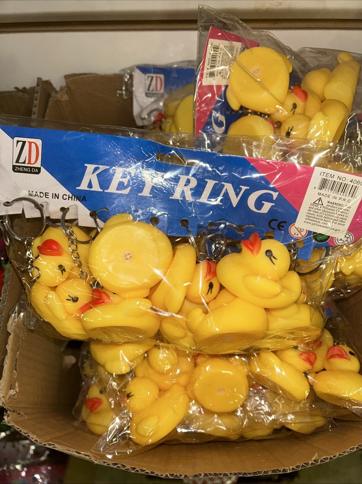 New 60 key chain duck Keychains key ring toy party gift | eBay