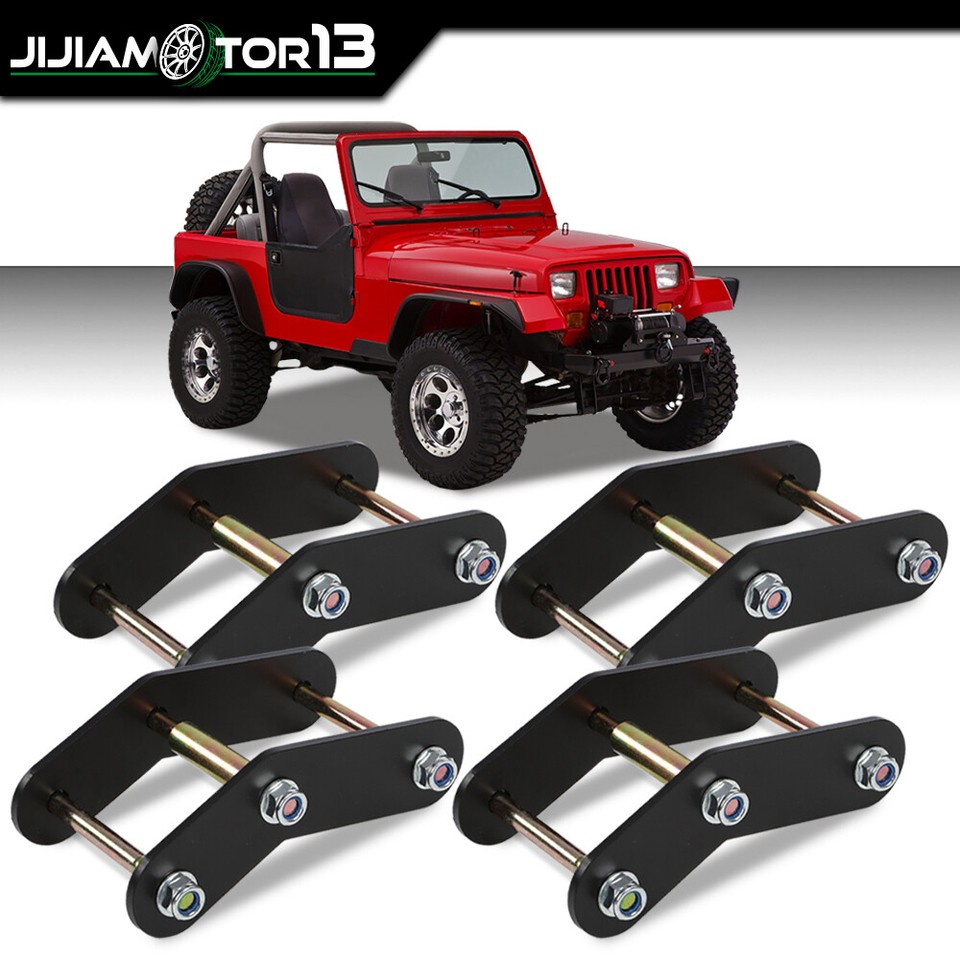 Fit For 87-95 Jeep Wrangler YJ 2" Shackle Relocation Lift Kit 4Pcs ...