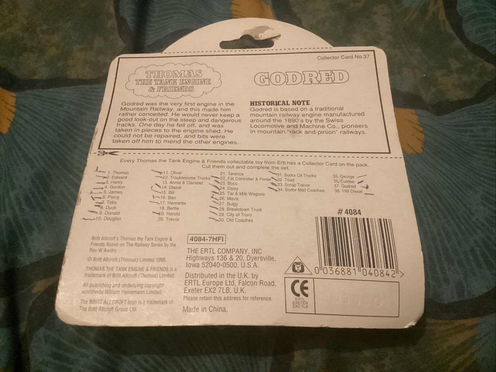 Thomas The Tank Engine & Friends: ERTL Culdee & Godred The Mountain ...