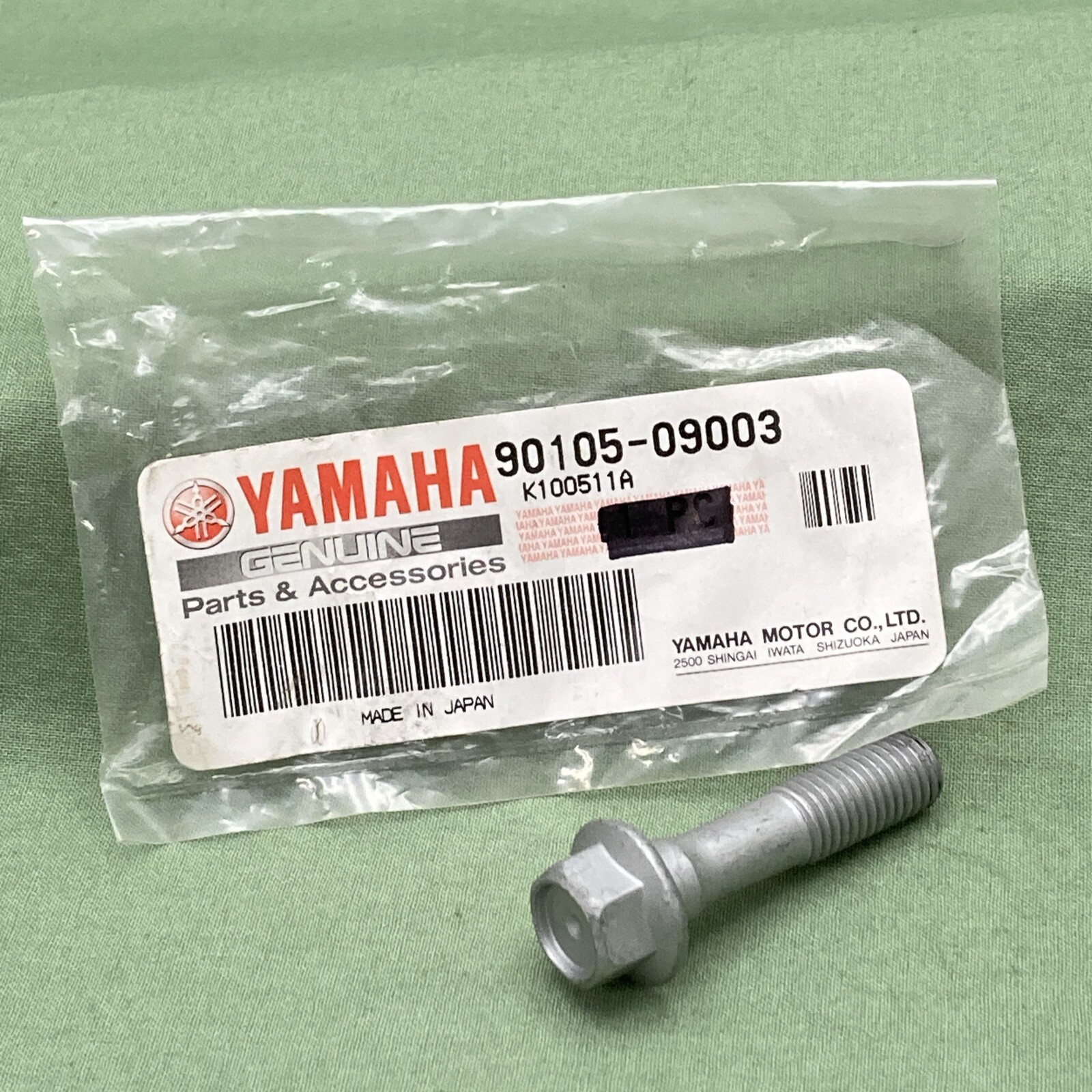 NEW GENUINE YAMAHA 90105-09003 CYLINDER Bolt, Flange | eBay