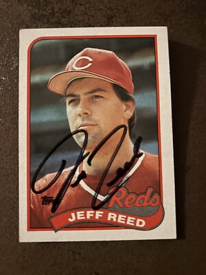 Jeff Reed - Cincinnati Reds 1989 Topps AUTOGRAPHED | eBay