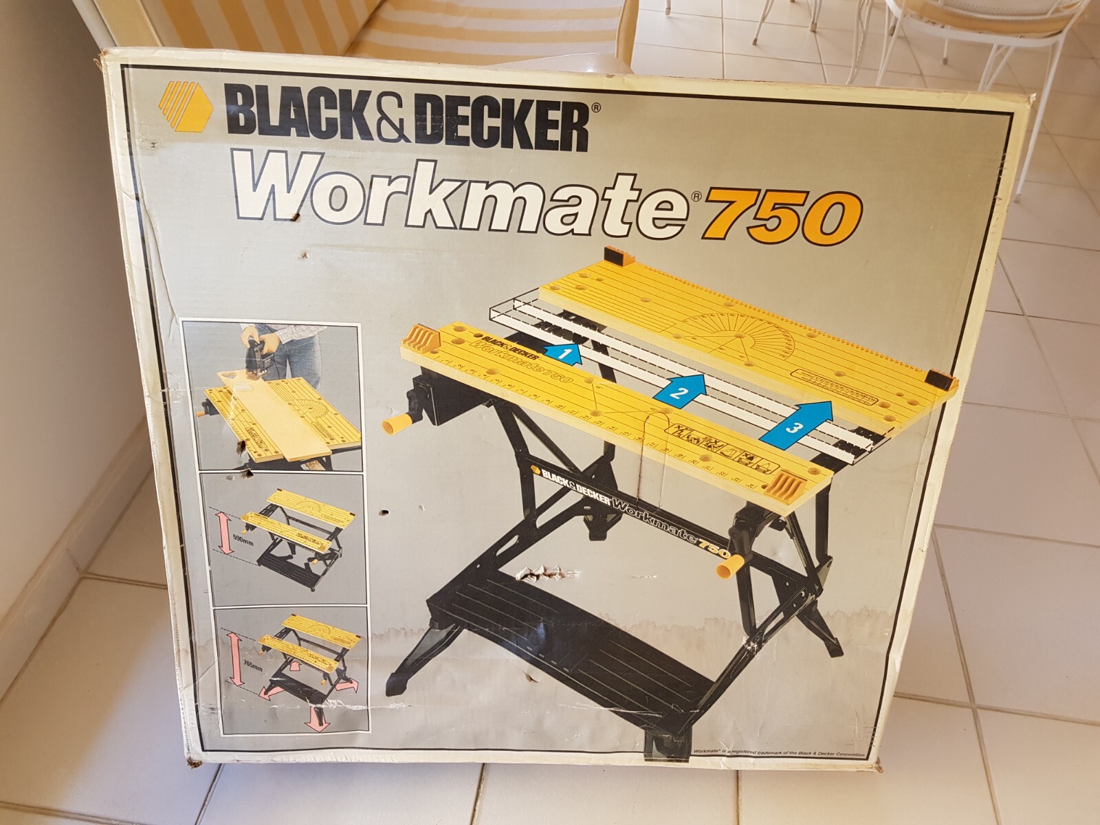 GENUINE NOS VINTAGE BLACK & DECKER Workmate WM750 NEW MADE IN ENGLAND ...
