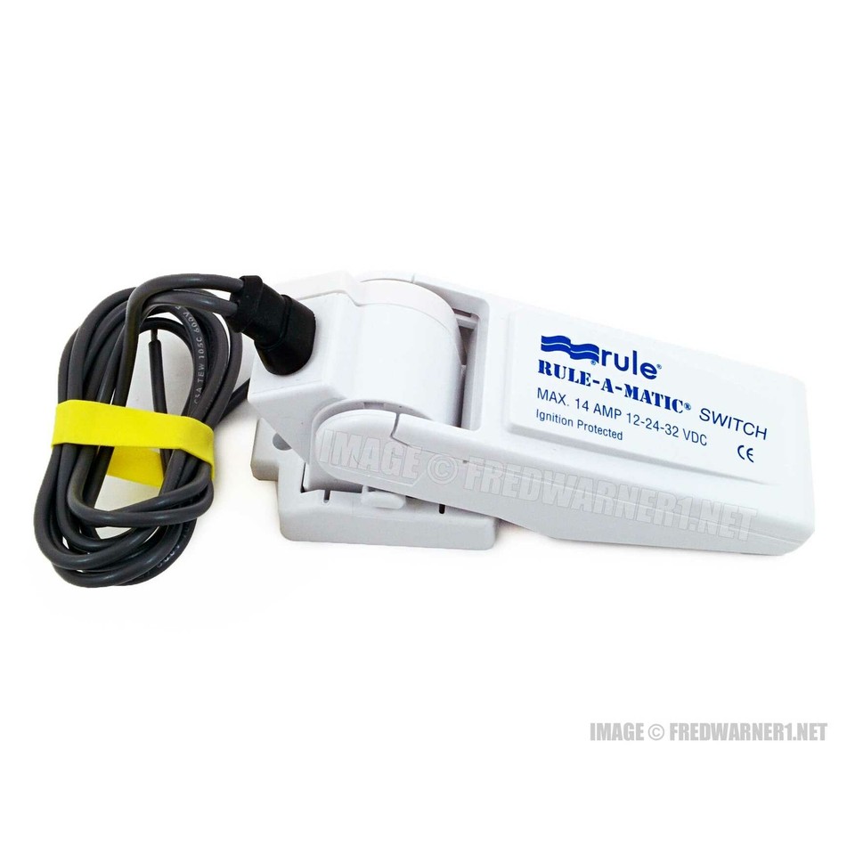Rule-A-Matic Float Switch Model 35A Mercury Free 12-24-32 VDC Marine ...
