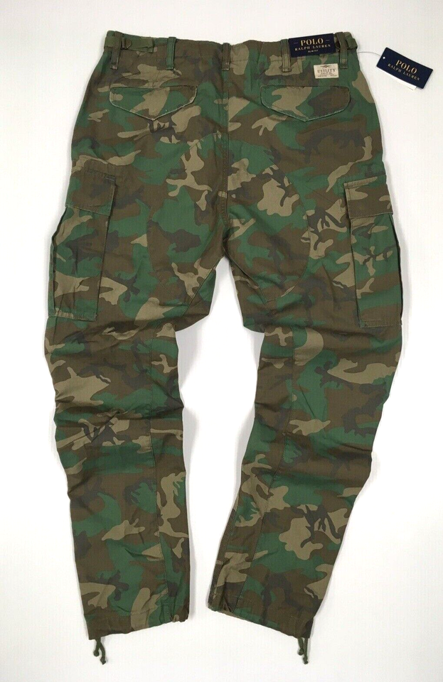 Polo Ralph Lauren Military Army Forest Camo Paratrooper Hunting Slim ...