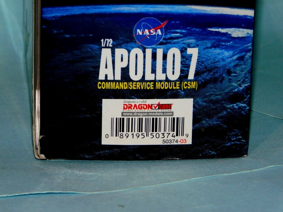 Apollo 7 CSM Modèle De Service Commande NASA DRAGON WINGS 50374 + 50378 ...