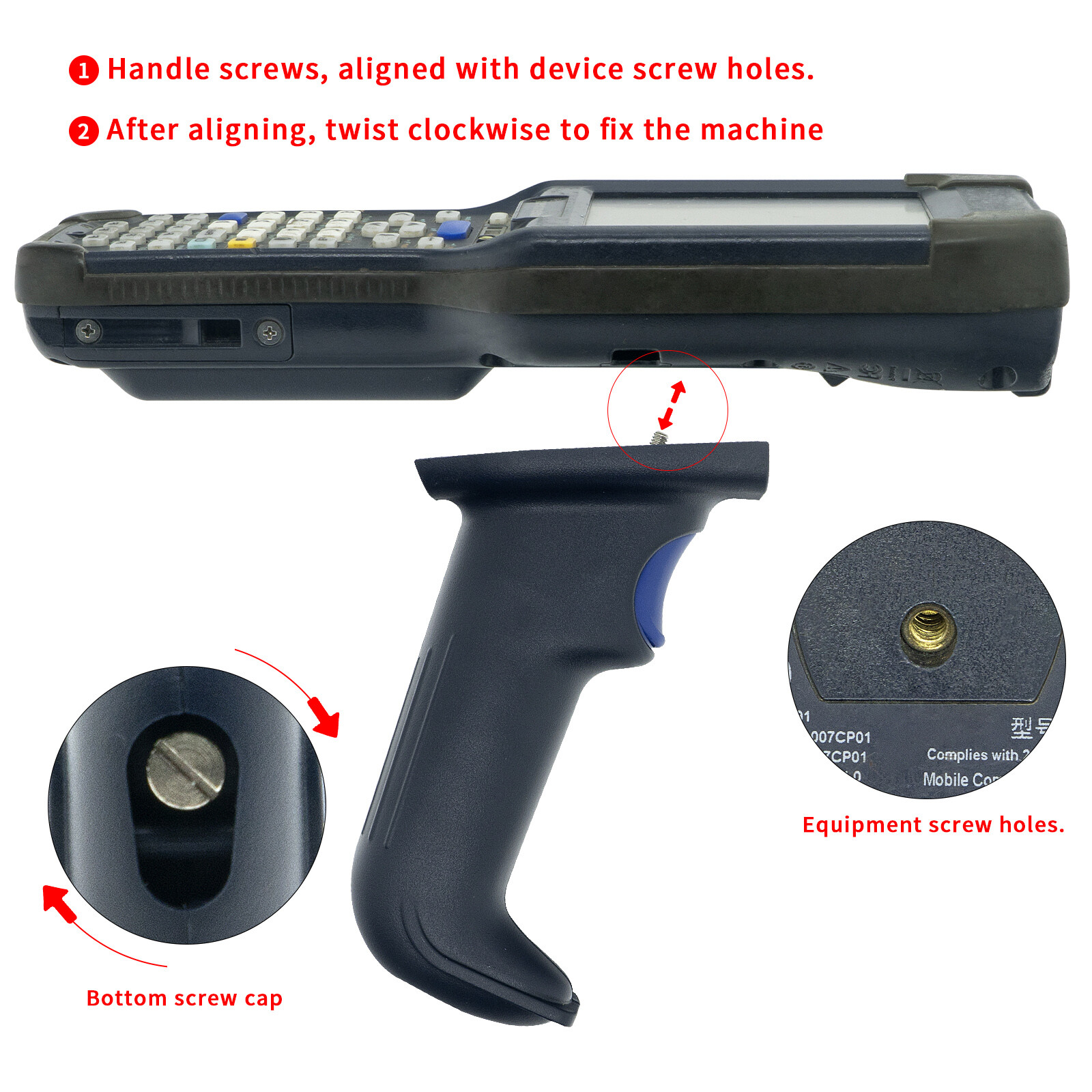 US Gun Trigger Pistol Grip Handle 203-879-003 for Honeywell CK65 ...