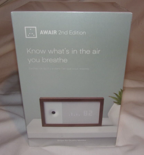 AWAIR 2nd Edition Smart Air Quality Monitor- Walnut Case! | eBay