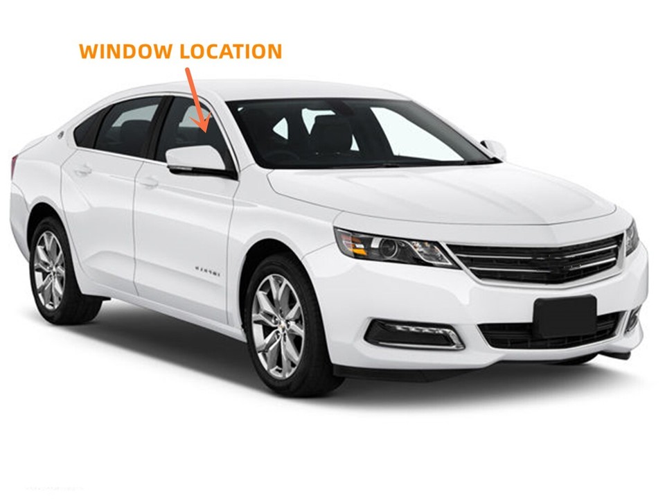 Passenger Front Door Window Glass Laminated For 14-20 Chevy Impala 4 ...