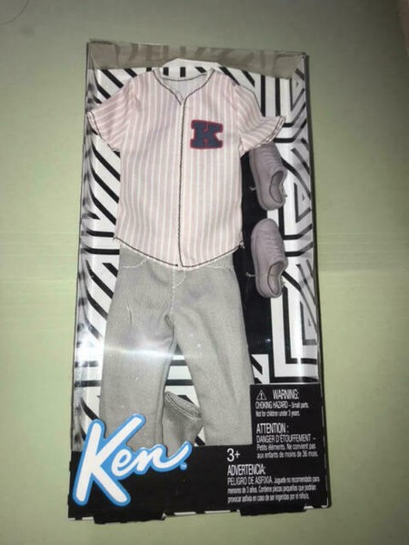 Barbie Fashion Ken Doll Baseball Jersey - Fpw31 for sale online | eBay