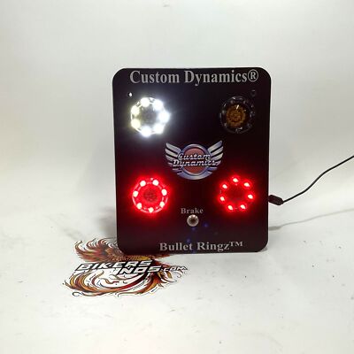 Custom Dynamics Bullet Ringz Display Motorcycle Harley Man Cave | eBay