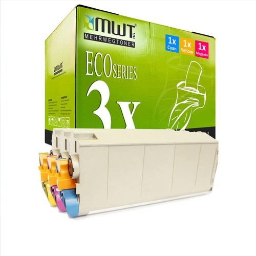 3x MWT ECO Patrone für OKI MC-760-dnf MC-770-dnf MC-760-dnfax MC-760-dn ...