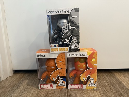 Mighty Muggs Marvel Lot 3 War Machine Toys R Us Fantastic Four Thing ...