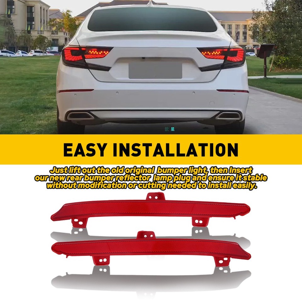 New Rear Bumper Reflector Case Marker Left Right Side For 2018-2022 ...