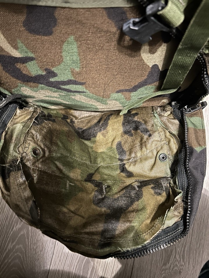 USGI SDS US MILITARY PATROL PACK MOLLE 2 M81 WOODLAND RARE W/ STIFFENER ...