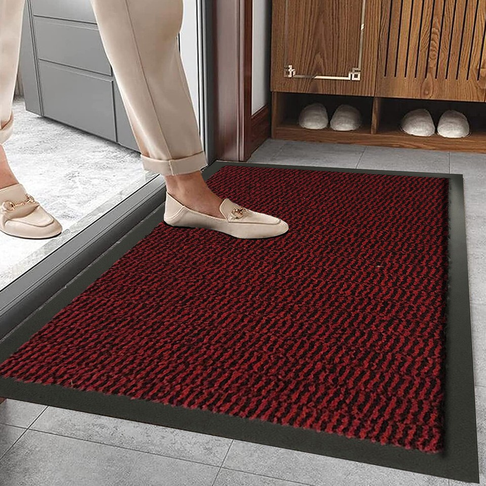 Non Slip Indoor Door Mat Small Large Door Mats Washable Rugs Kitchen ...