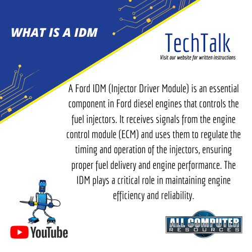 Ford IDM Injector Driver Module 7.3L Diesel - All Models - REPAIR ...