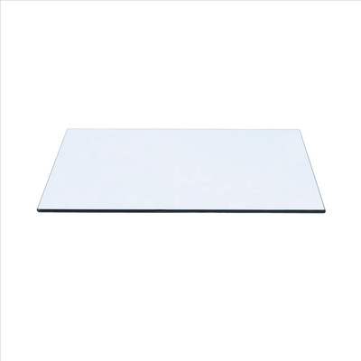 15" X 22" Rectangle Tempered Glass Table Top 3/8" Thick Flat Polish ...