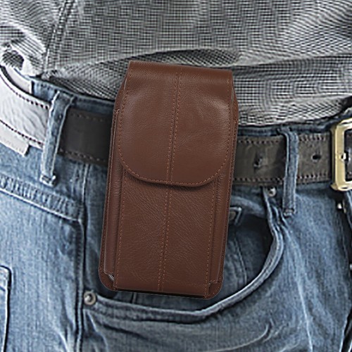 New Vertical Genuine Leather Belt Loop Holster Packet Case Cover For ...