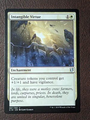 INTANGIBLE VIRTUE C19 - Magic The Gathering MTG Collectible Card game ...