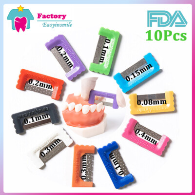 10pc Dental IPR/IR Strip Reuse enamel reduction Strips Orthodontic ...