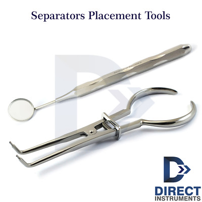Dental Separator Placement Instruments Separating Pliers Stokes Mouth ...