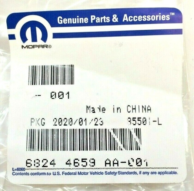 Genuine Mopar Front Door Nameplate Left 68547000AA for sale online | eBay