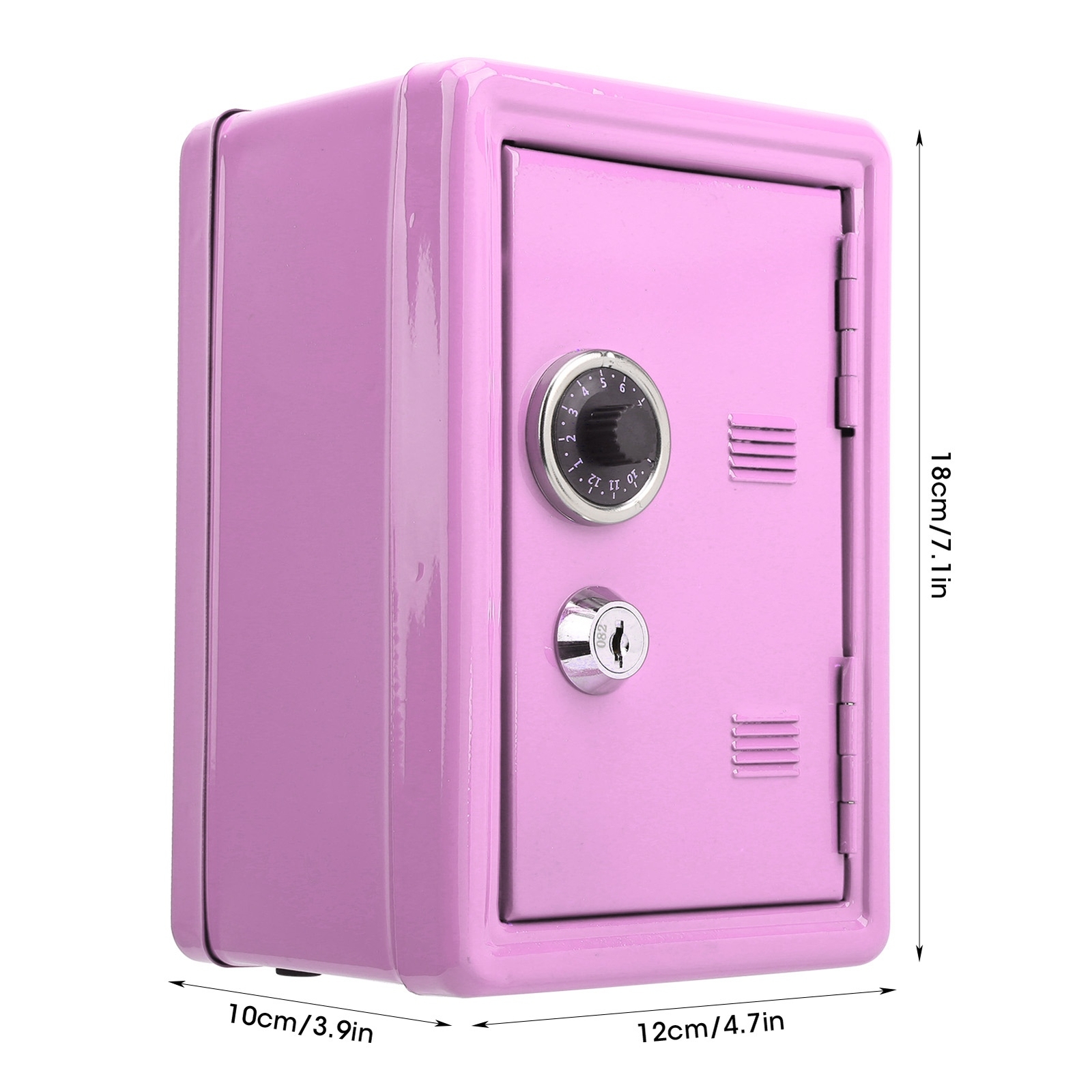 Children Mini Key Money Storage Case Simulation Safe Box Metal ...