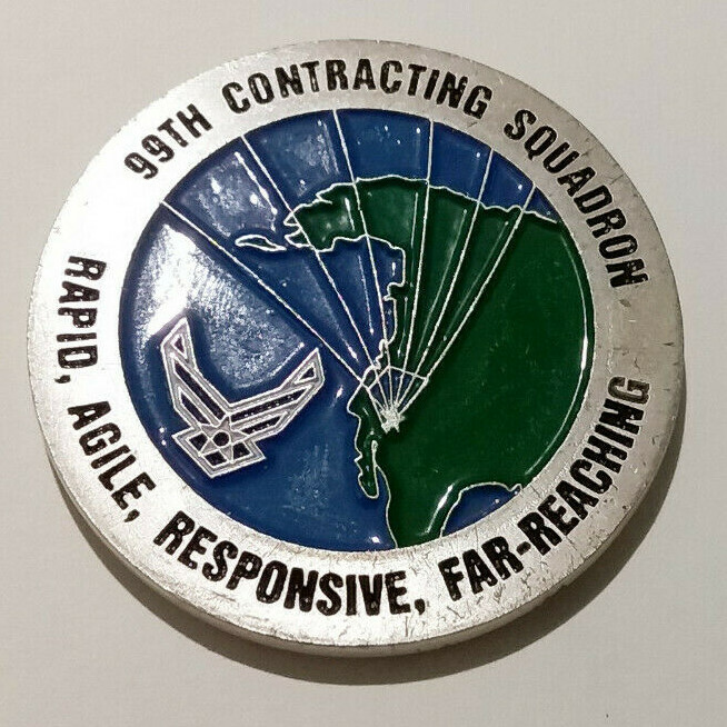99TH CONTRACTING SQUADRON NELLIS AFB CHALLENGE COIN MJB | eBay