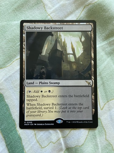 x1 Shadowy Backstreet MKM MTG 268 RARE M/NM 1x | eBay