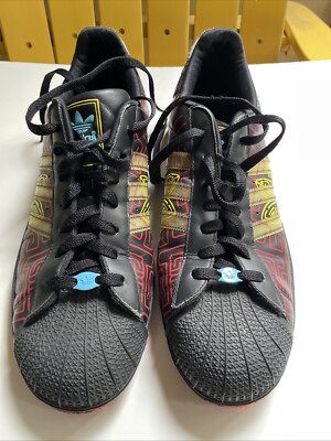 Adidas RARE Superstar OG Limited Edition Pac Man Shoes Size 14 Used ...