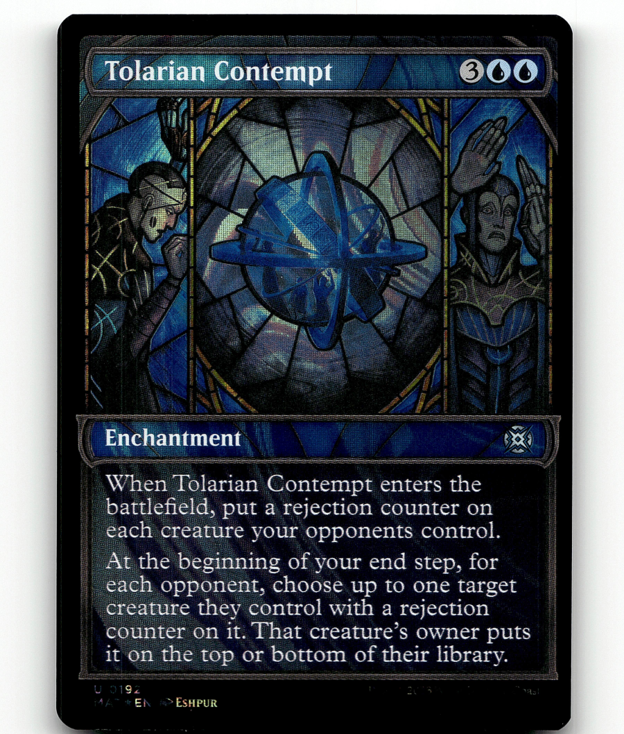 FOIL - MTG Tolarian Contempt (Halo Foil) 192 MOM: The Aftermath UC | eBay