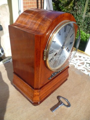 H A C STRIKING MANTLE CLOCK JUST TOTALLY RENOVATED EXCELLENT COND ...