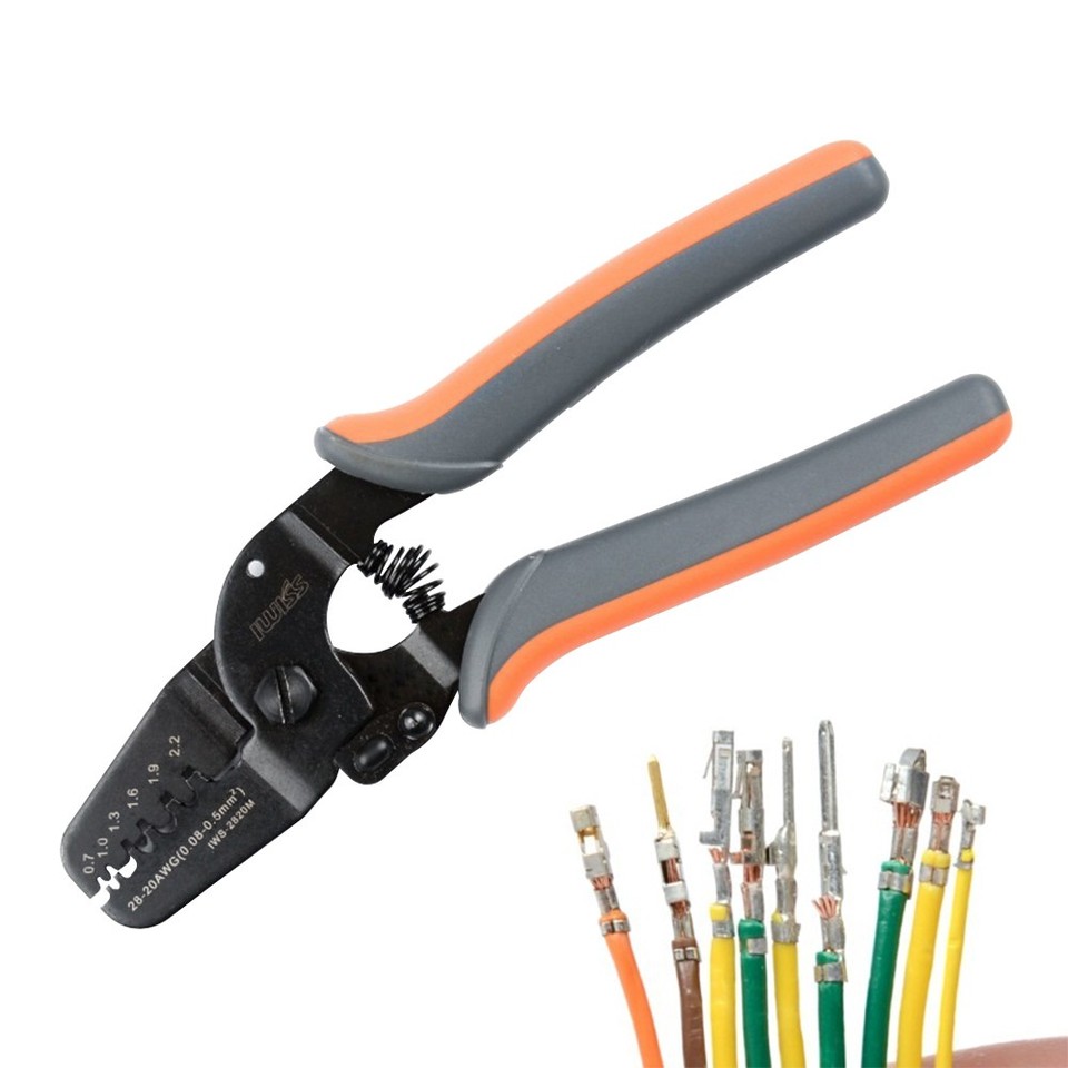 IWS-2820M Mini Micro Open Barrel Crimping Tools Crimper Terminal Pliers ...