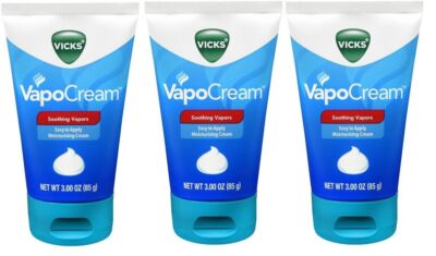 Vicks VapoCream Soothing Vapors Cream 3 Oz X **3 Packs** | eBay