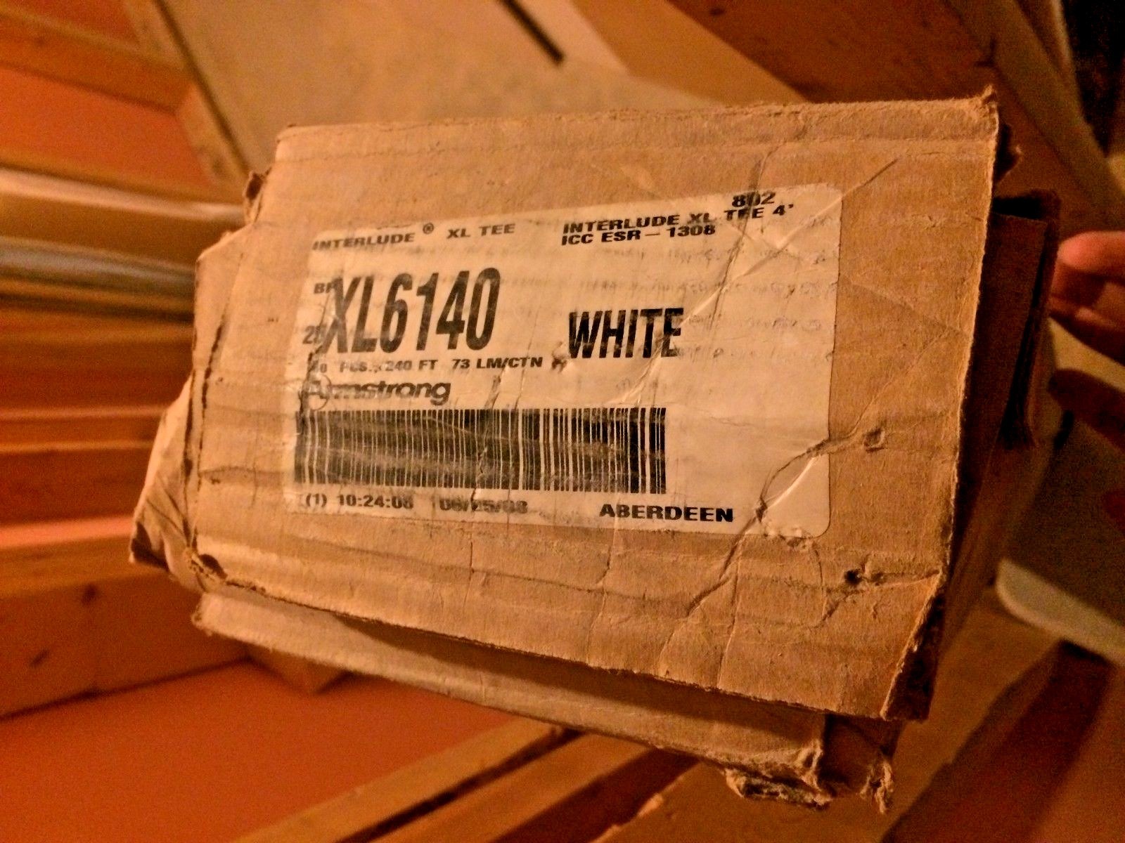 12 White Armstrong Interlude XL6140 Tees 4" | eBay