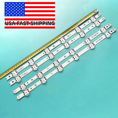 LED StripS For LG 49UV340C 49UJ6510 49UJ6565 49UJ670V 6916L-2862A 6916L ...