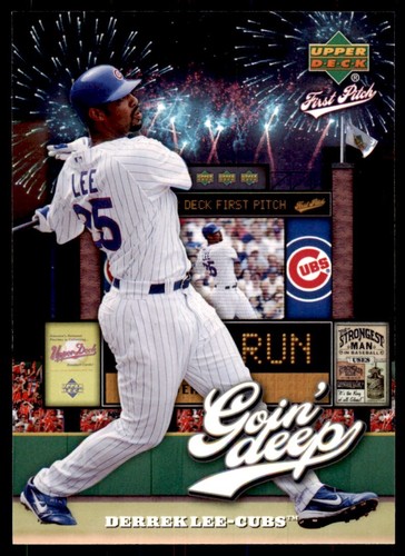 2006 Upper Deck First Pitch Goin Deep Derrek Lee Chicago Cubs #GD-14 | eBay