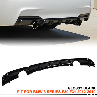 Rear Diffuser Fit For BMW F30/F31 320i 328i 330i 340i M Sport 2012-2018 ...