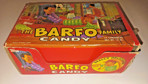 Barfo Family Candy Box with 6 UNUSED Characters Garbage Pail Rare Nice ...