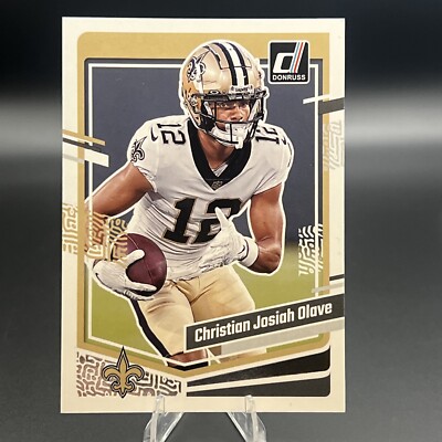 Chris Olave 2023 Panini Donruss FULL NAME SP Card #212 SAINTS ...