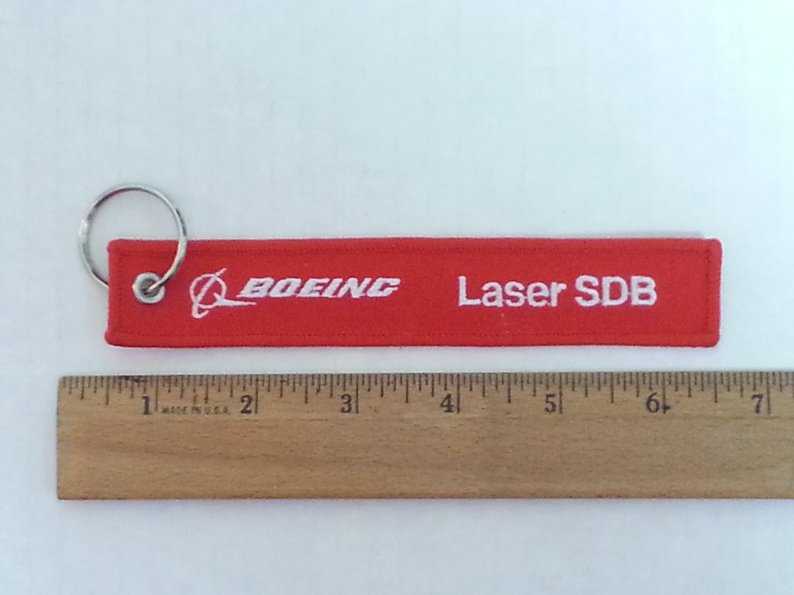 Boeing Laser SDB Red Tag Keychain Military | eBay