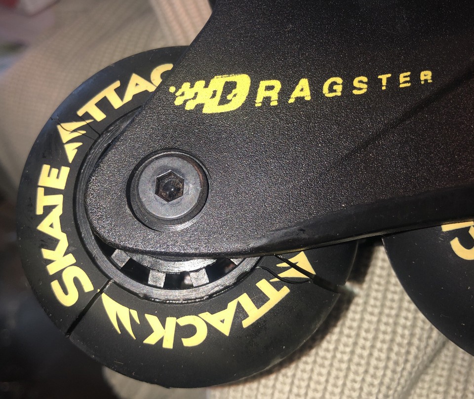 Ultra Wheels Skate Attack Inline Skates Junior size 2 NOS but Cracked ...