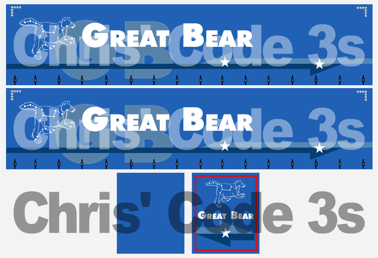 Code 3 Adhesive Vinyl Trailer Decal - Culina Great Bear - 1/50 1/64 1/ ...